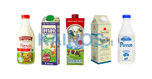 SAULĖS PIENAS PASTERIZUOTAS PIENAS PIGIAU [2]: kaina nuo 0.89 € | Kainos.lt