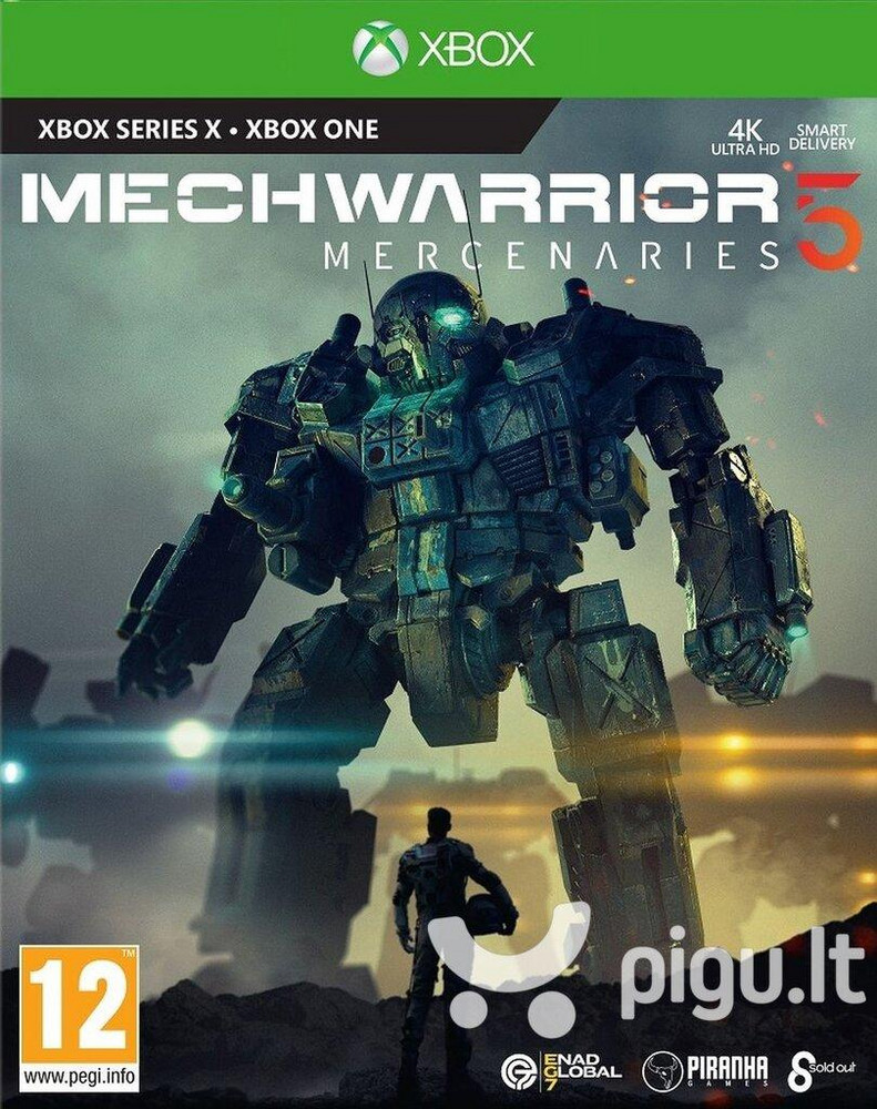 [Nuo 31.49 €] Mechwarrior 5 Mercenaries XBOX Series X | Kainos.lt