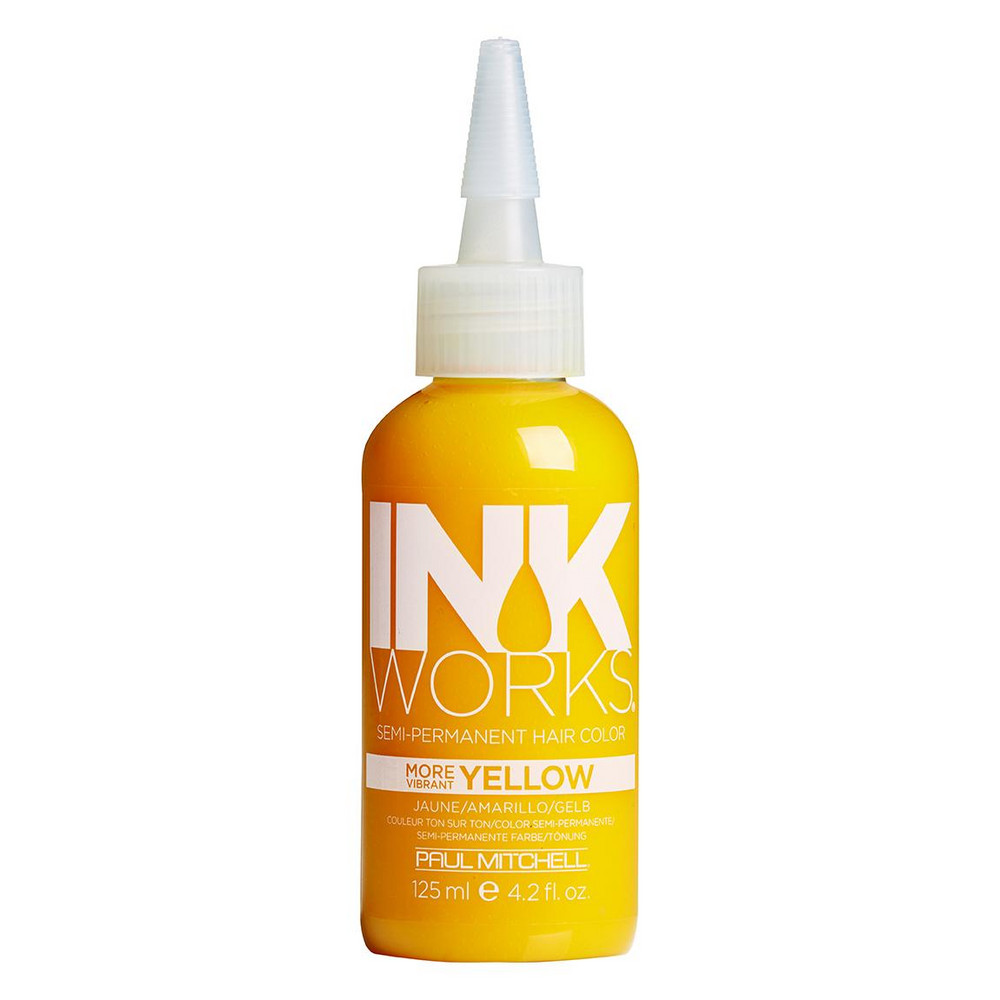 Paul Mitchell Inkworks pusiau permanentiniai plaukų dažai Yellow 125 ml ...
