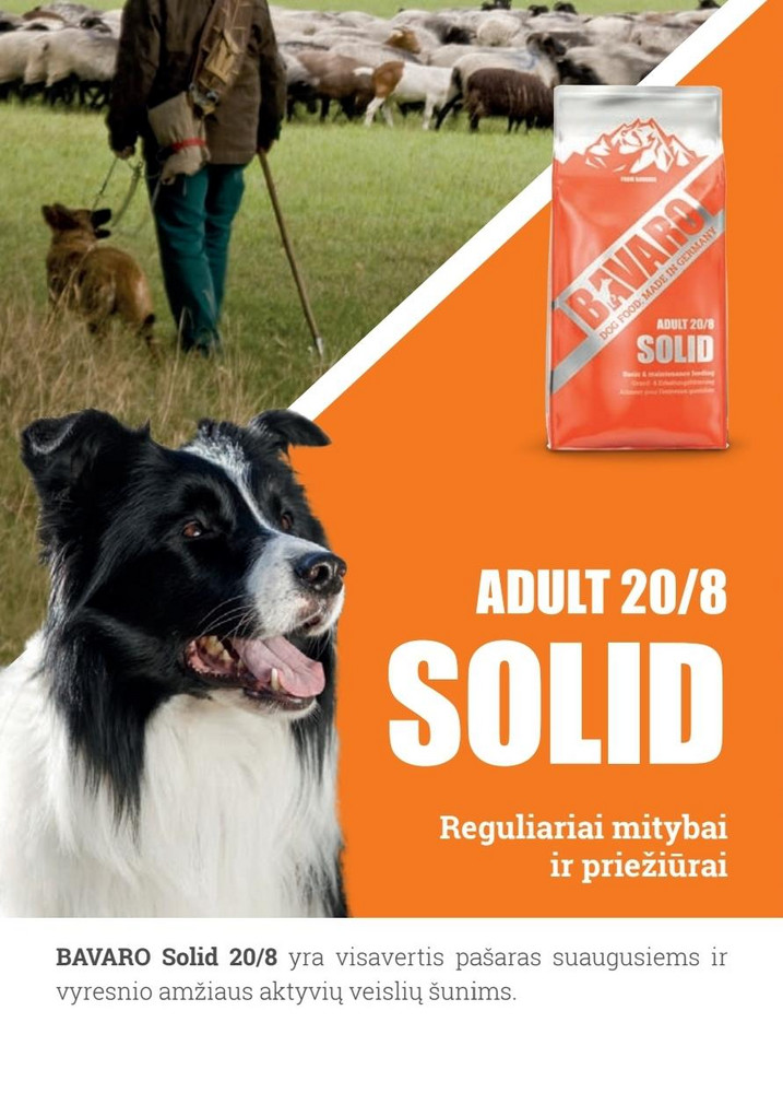 josera bavaro solid kaina nuo 23.59 € (11 pard.)