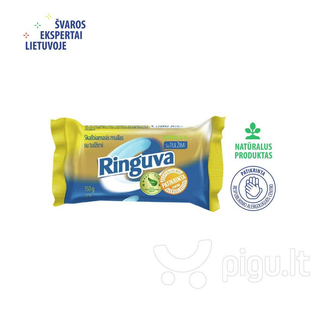 [Nuo 0.75 €] RINGUVA skalbiamasis muilas su tulžimi 150 g | Kainos.lt