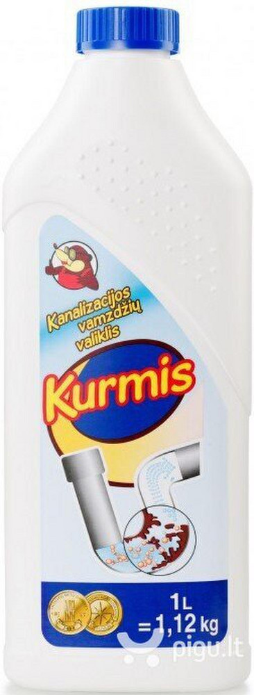 [Nuo 1.27 €] Kurmis kanalizacijos vamzdžių valiklis, 1 l | Kainos.lt
