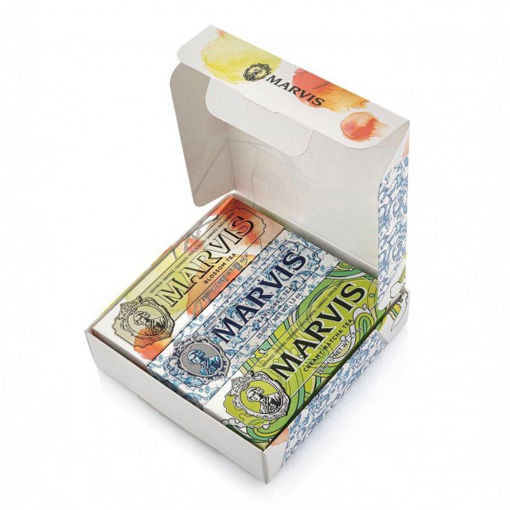 Marvis Tea Collection Toothpaste Gift Set Dantų pastų rinkinys, 3x25ml ...