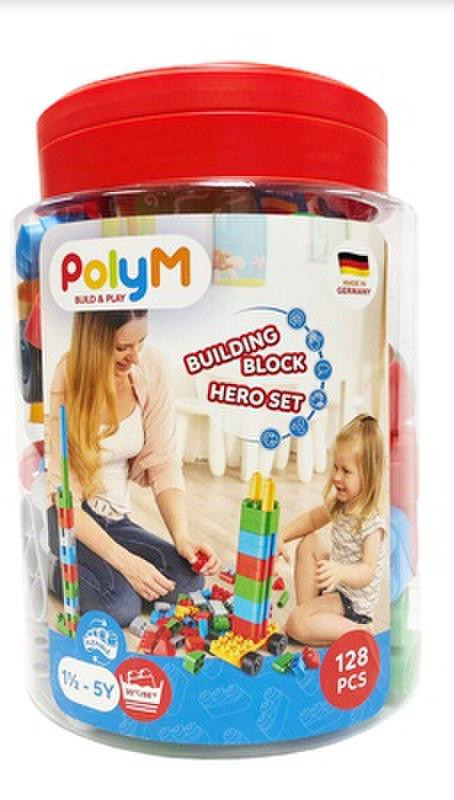 [Nuo 15.99 €] Konstruktorius Hape PolyM Building Blocks Hero Set 760084 | Kainos.lt