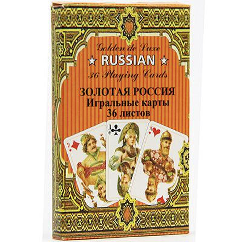 [Nuo 1.34 €] PIATNIK Žaidimo kortos „Golden Russian“ | Kainos.lt