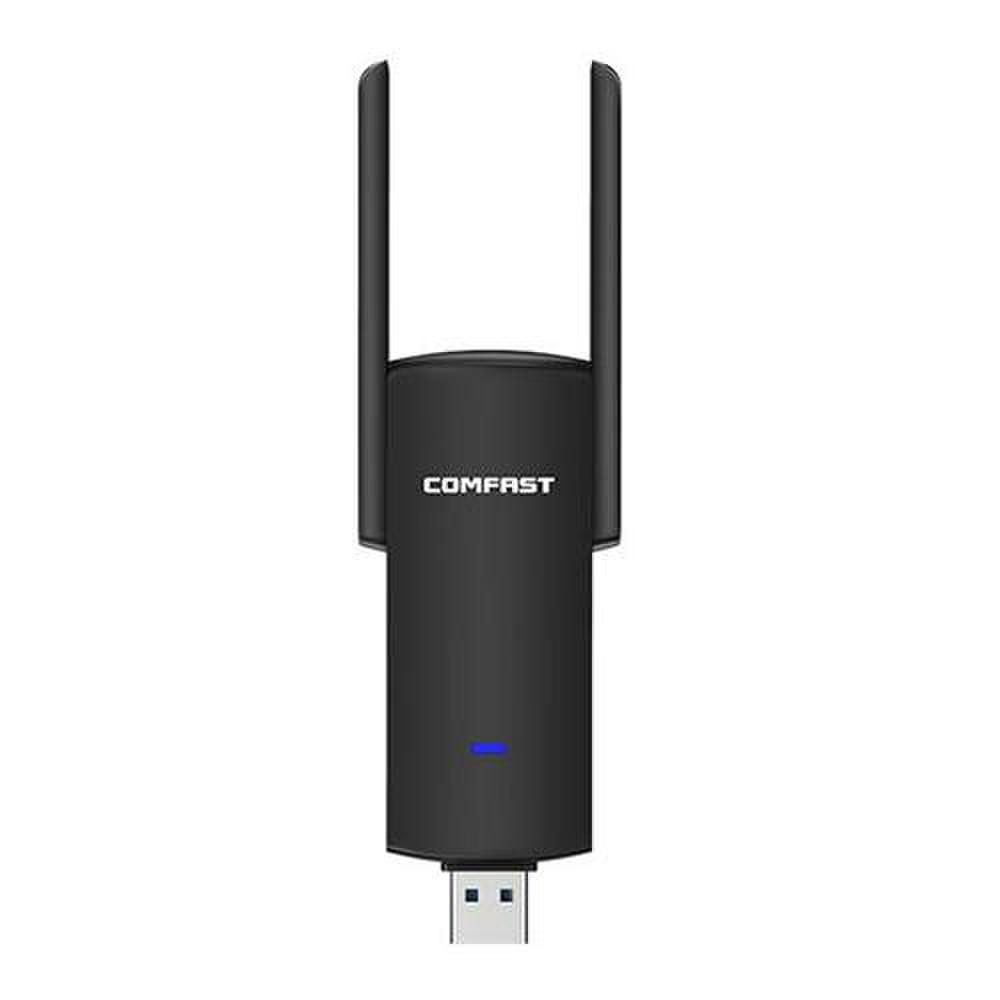 [Nuo 19.99 €] Comfast WiFi-USB adapteris, 1300Mbps, 2.4GHz, 5 GHz ...