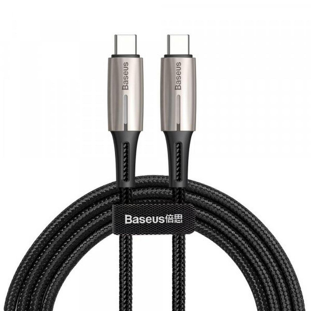 [Nuo 13.19 €] Baseus "Water Drop USB-C -> USB-C Charging Cable 60W ...