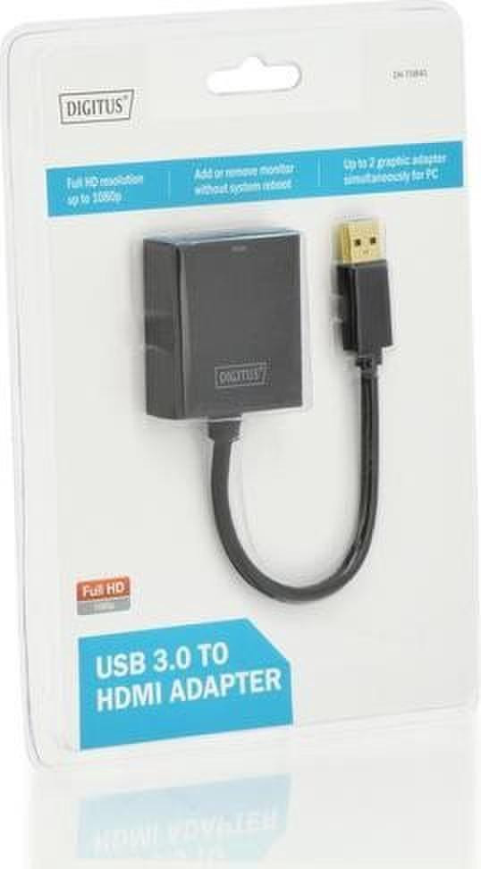 [Nuo 0 €] DIGITUS USB 3.0 to HDMI Adapter Input | DA-70841 | Kainos.lt