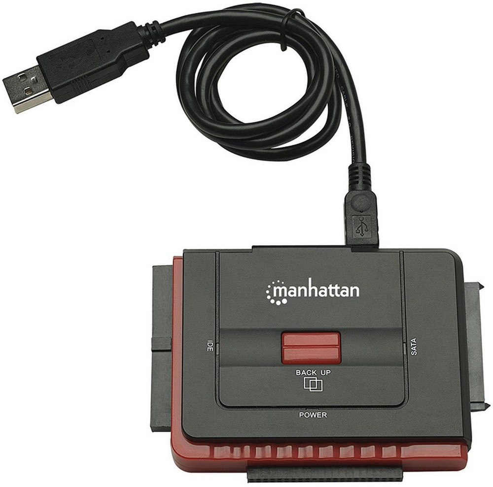 [Nuo 33.91 €] Manhattan Hi-Speed USB 2.0 To SATA/IDE Converter | Kainos.lt