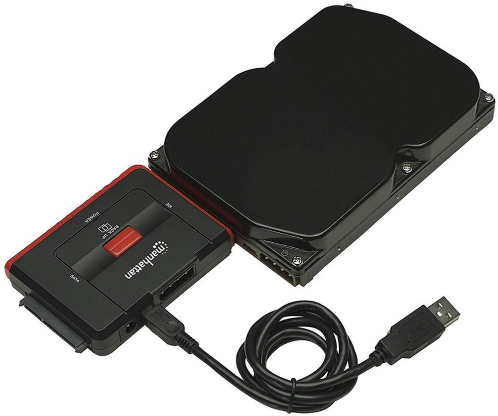 [Nuo 33.91 €] Manhattan Hi-Speed USB 2.0 To SATA/IDE Converter | Kainos.lt