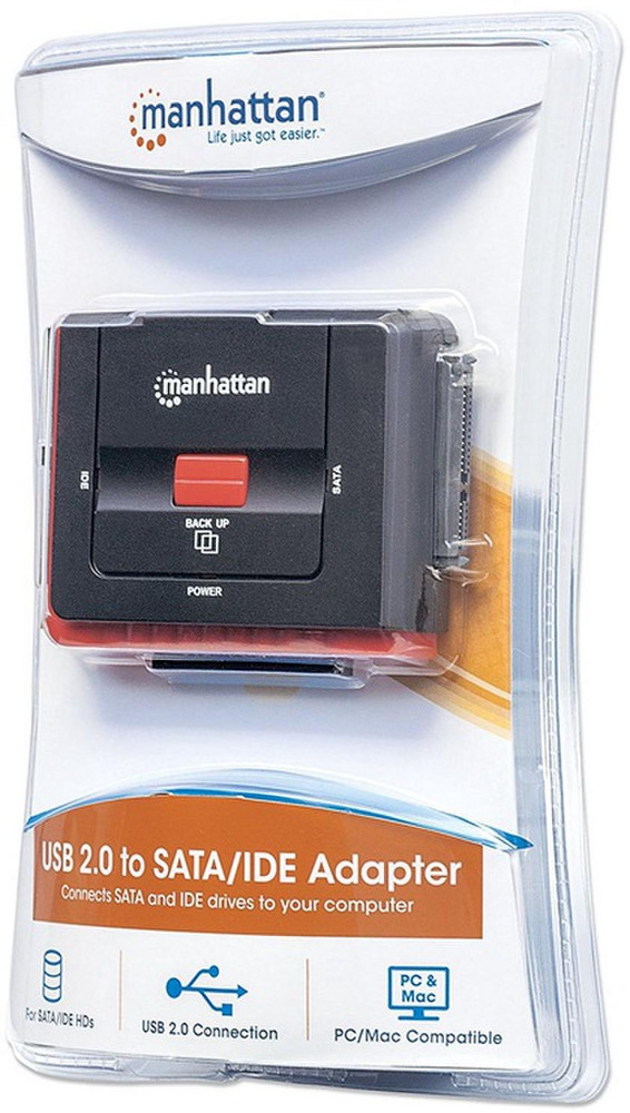 [Nuo 33.91 €] Manhattan Hi-Speed USB 2.0 To SATA/IDE Converter | Kainos.lt