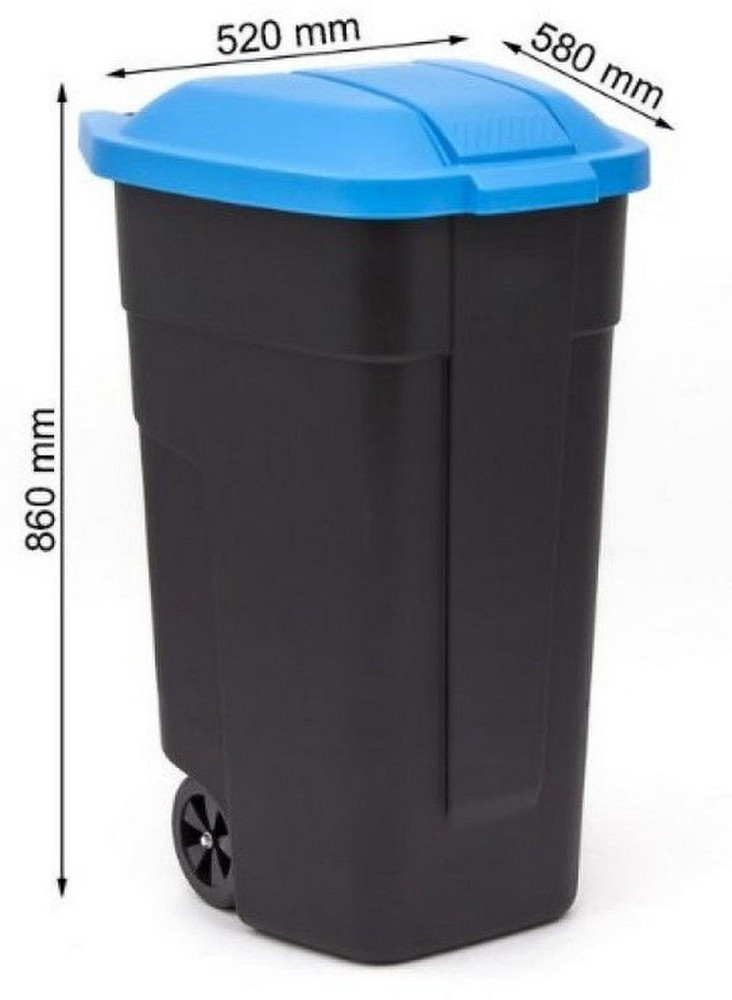 Curver Waste Bin 110L Black/Blue kaina nuo 54.99 € | Kainos.lt