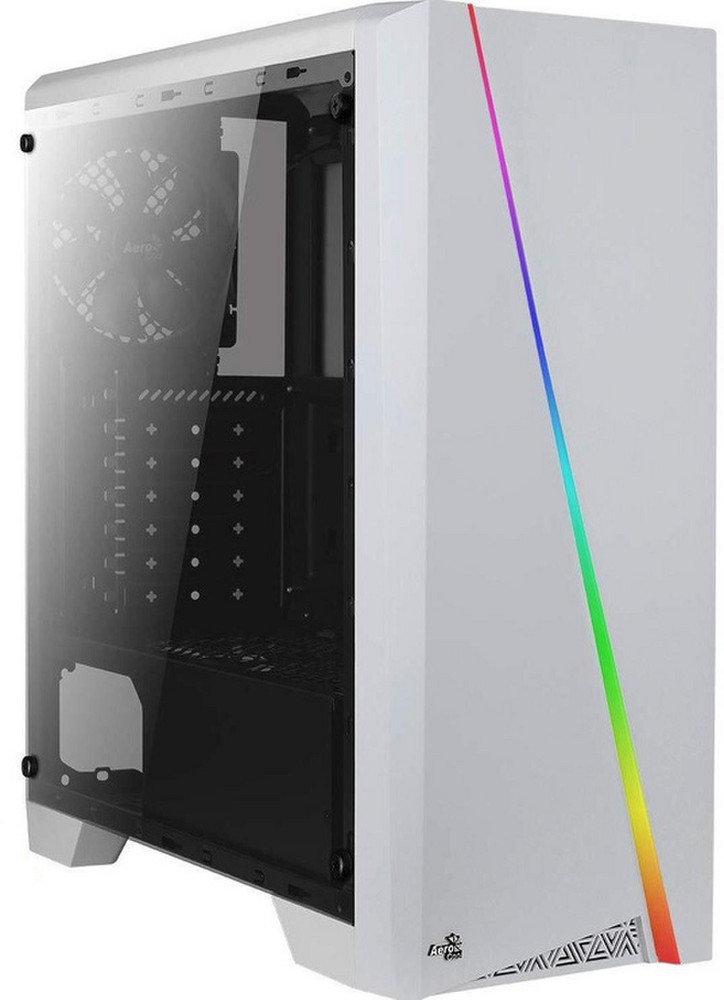[Nuo 45.9 €] Aerocool Case Rift RGB Midi Tower Window White (Baltas ...