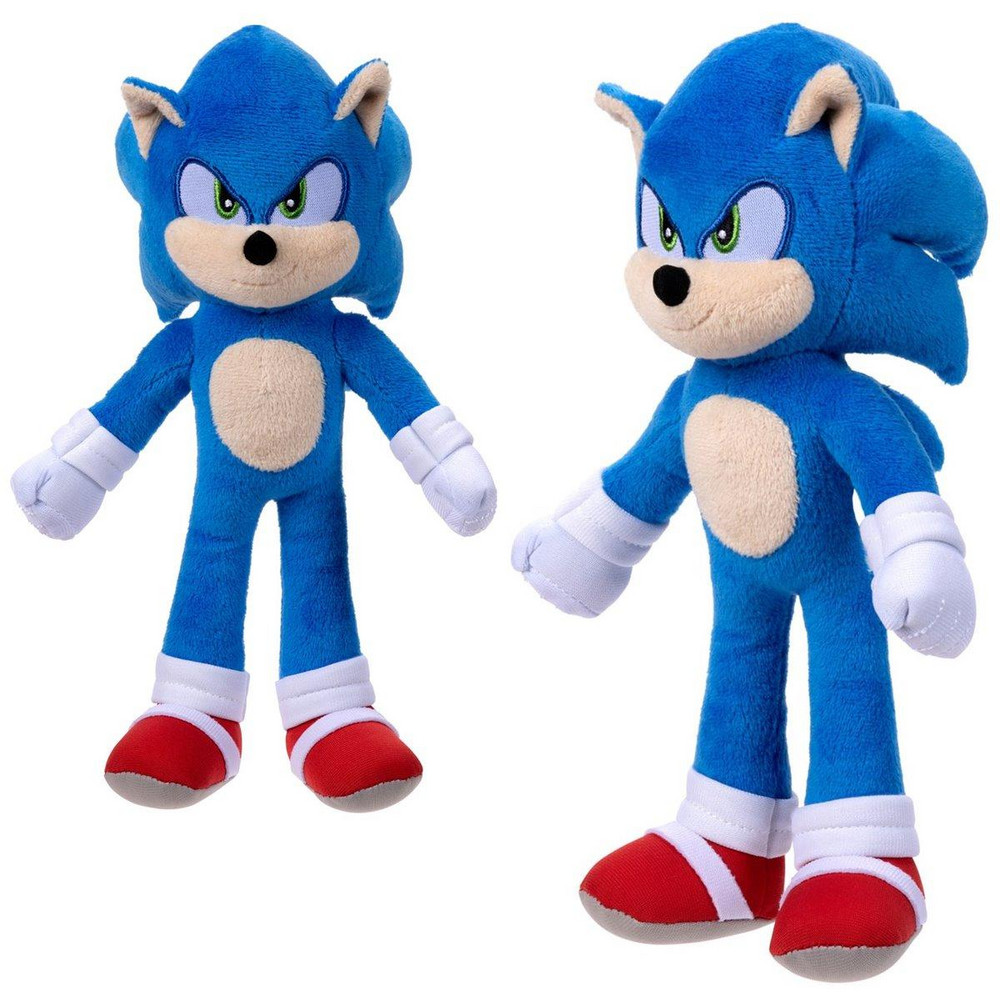 [Nuo 0 €] JAKKS PACIFIC Sonic The Hedgehog 2 - Sonic Plush, 23 cm ...