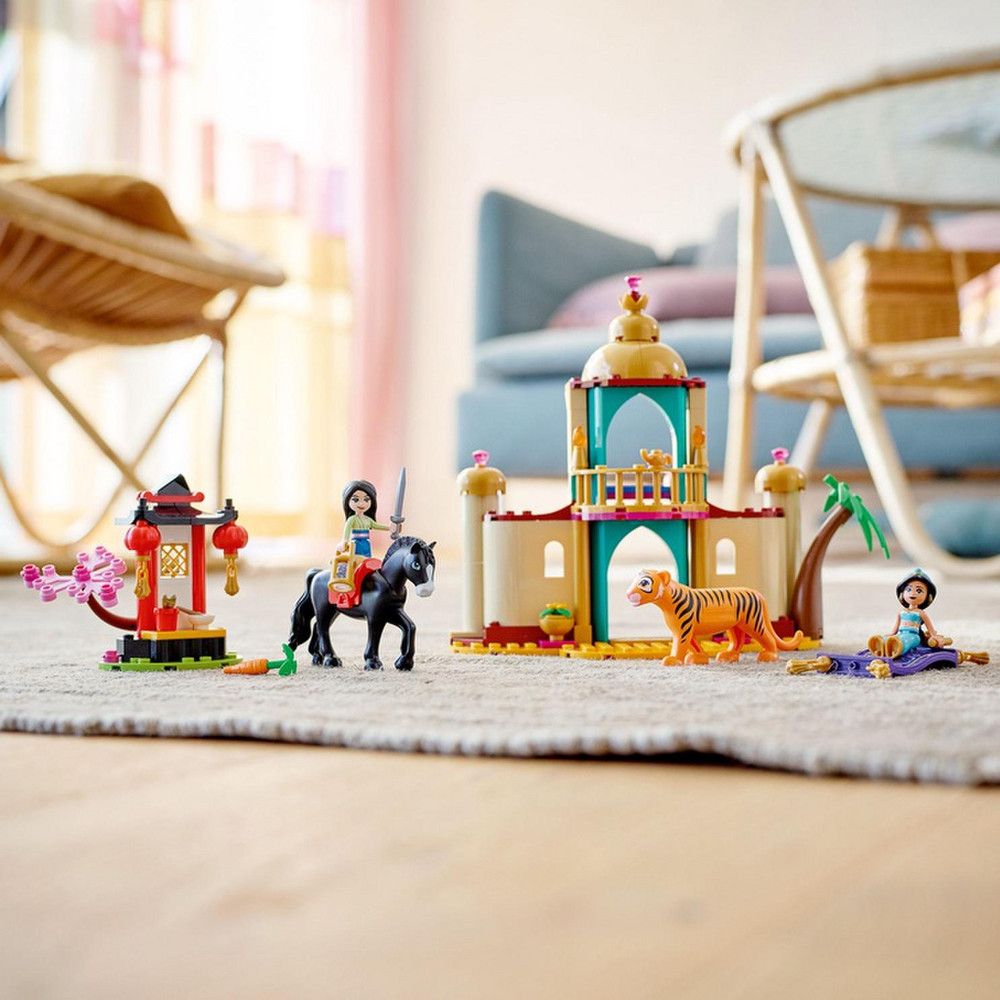 [Nuo 19.99 €] LEGO Disney Džasminos ir Mulan nuotykiai 43208 | Kainos.lt