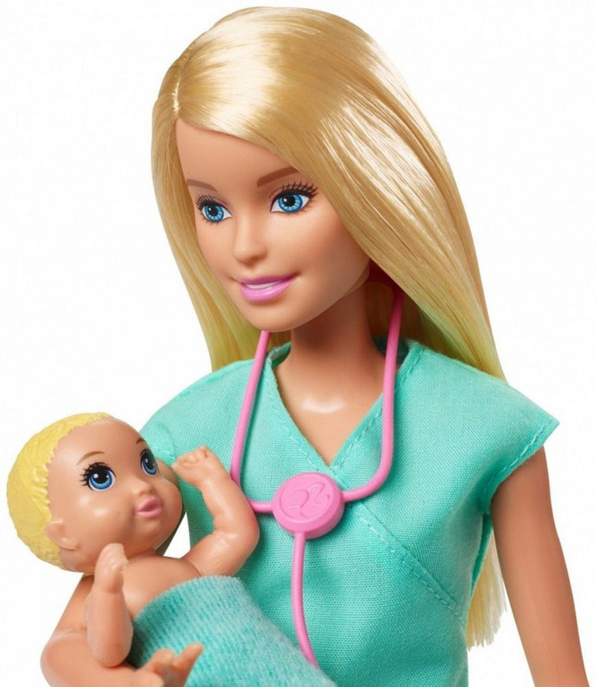 [Nuo 34.89 €] Lėlė Mattel Barbie Baby Doctor Blonde GKH23 | Kainos.lt