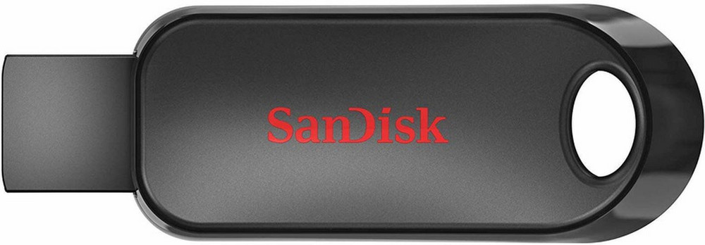 [Nuo 8.98 €] SANDISK Cruzer Snap 64GB Black (Juodas) | Kainos.lt