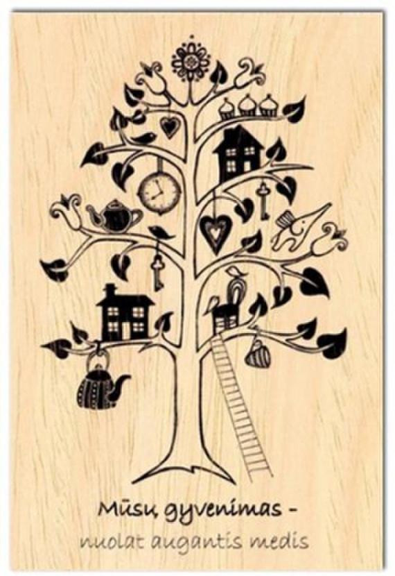 Atvirukas Gyvenimo medis kaina nuo 4.99 € | Kainos.lt