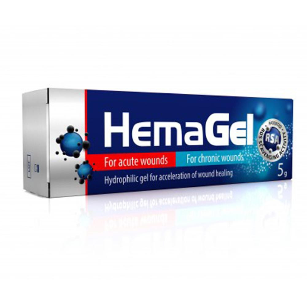[Nuo 6.93 €] HEMAGEL hidrofilinis gelis žaizdoms, 5 g | Kainos.lt