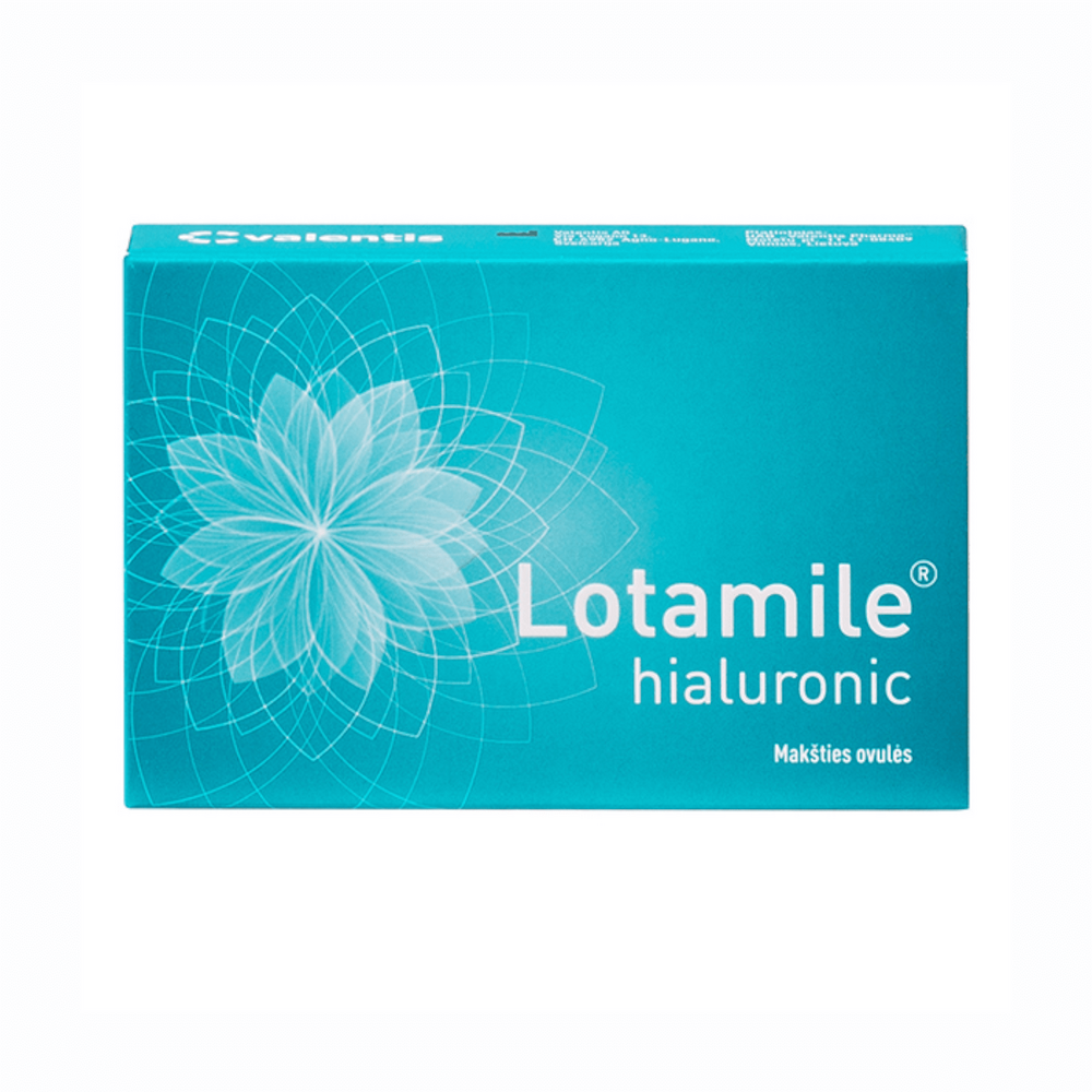 LOTAMILE HIALURONIC, 5 ovulės kaina nuo 8.29 € | Kainos.lt