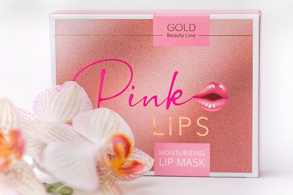 [Nuo 22.5 €] Gold Beauty Line PINK LIPS Moisturizing Lip Mask ...