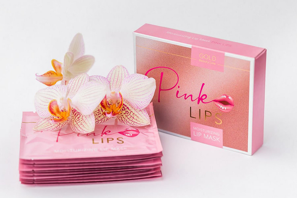 [Nuo 22.5 €] Gold Beauty Line PINK LIPS Moisturizing Lip Mask ...