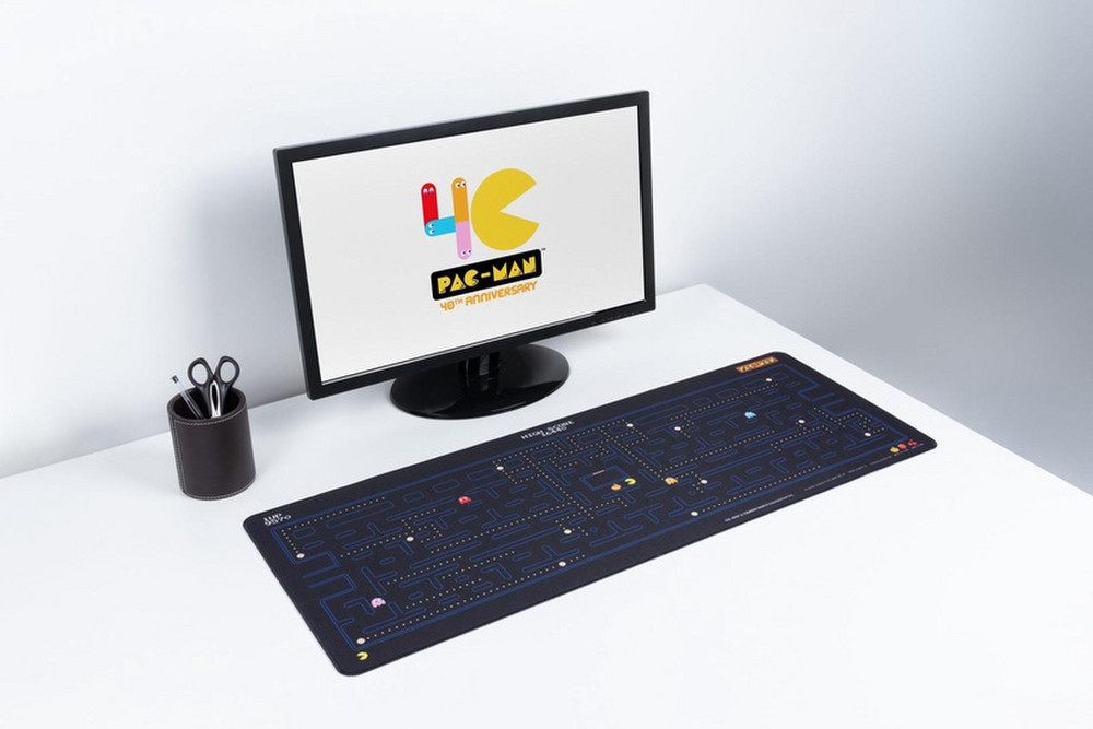 [Nuo 12.99 €] Paladone Pac-Man Desk Mat, 800 mm x 300 mm, mėlyna ...