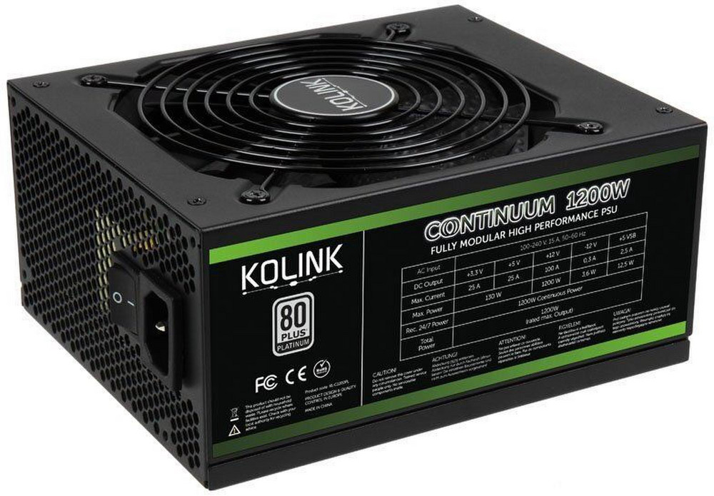 Kolink Continuum Series PSU 1200W kaina nuo 241.9 € | Kainos.lt