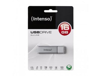 [Nuo 6.49 €] Intenso Alu Line Anthracite 16GB Silver (Sidabrinis ...