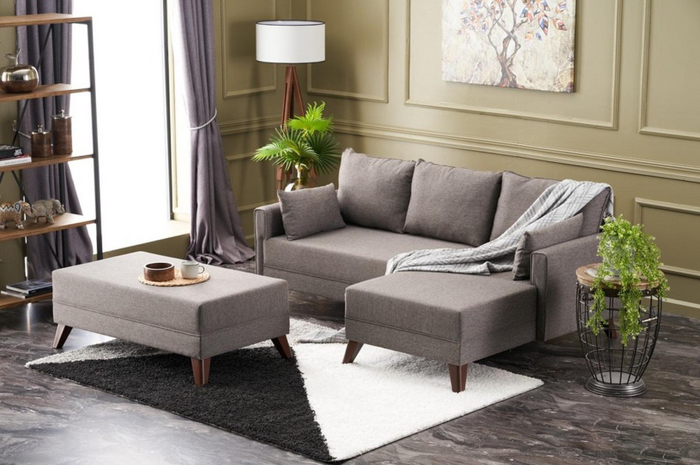 [Nuo 674 €] Kalune Design Kampo sofa-lova Bella Mini Corner Sofa Right ...