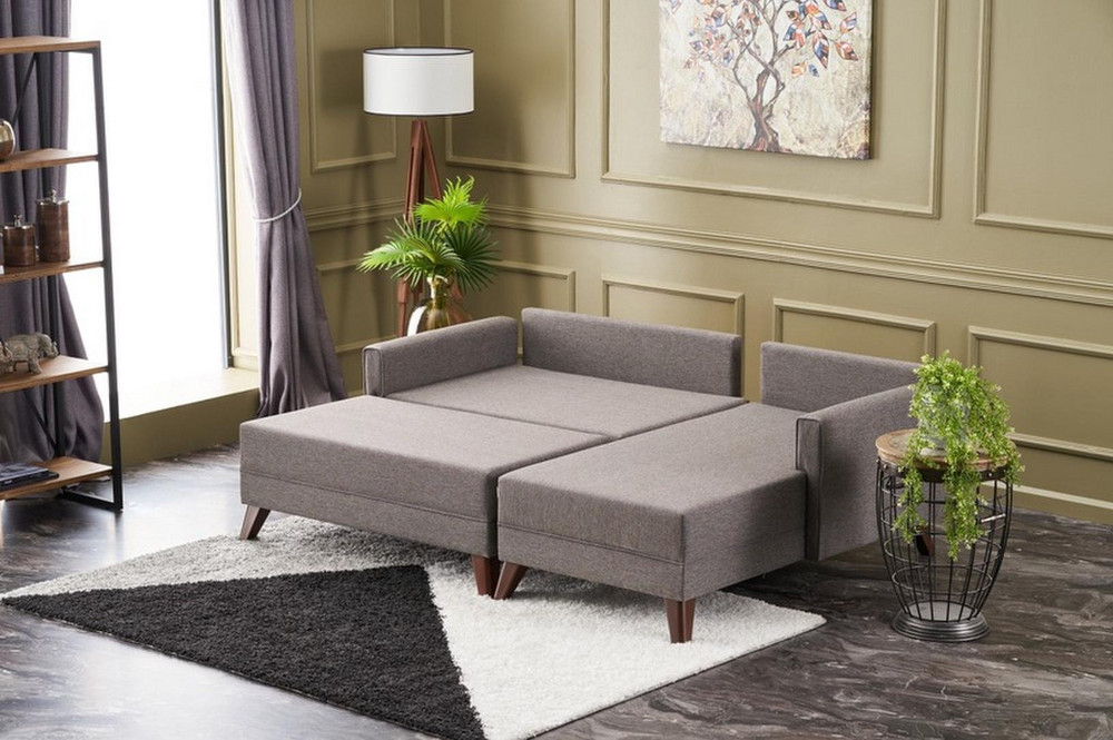 [Nuo 674 €] Kalune Design Kampo sofa-lova Bella Mini Corner Sofa Right ...