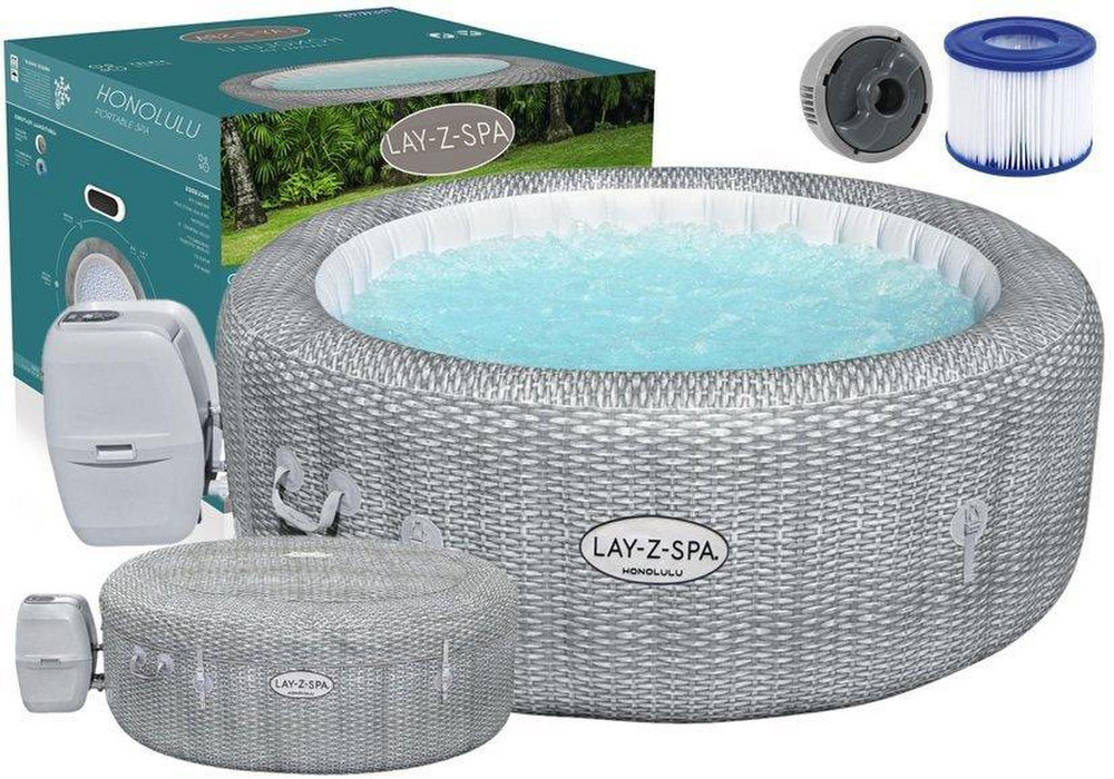 [Nuo 720 €] Bestway sūkurinė vonia "Lay-Z-Spa HONOLULU", 4-6 asmenims | Kainos.lt