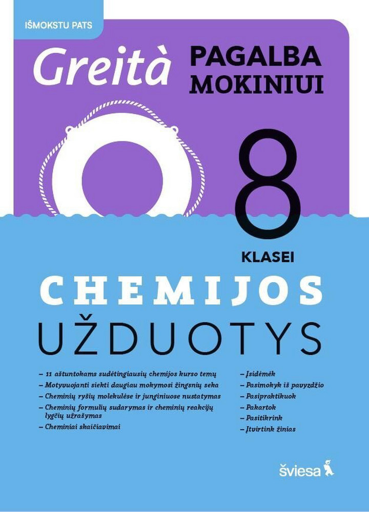 [Nuo 7.69 €] Chemijos užduotys 8 klasei. Greita pagalba mokiniui ...