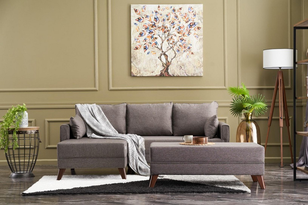 [Nuo 519 €] Kalune Design Kampo sofa-lova Bella Mini Corner Sofa Left ...