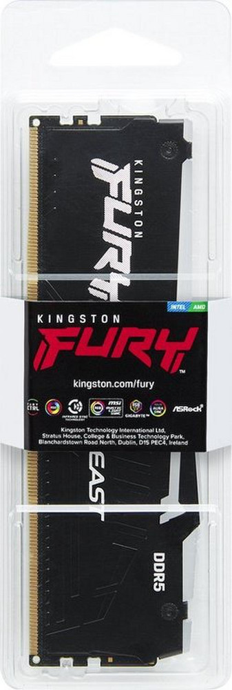 [Nuo 87.51 €] Kingston Fury Beast RGB Black 16GB DDR5 5600MHZ DIMM ...