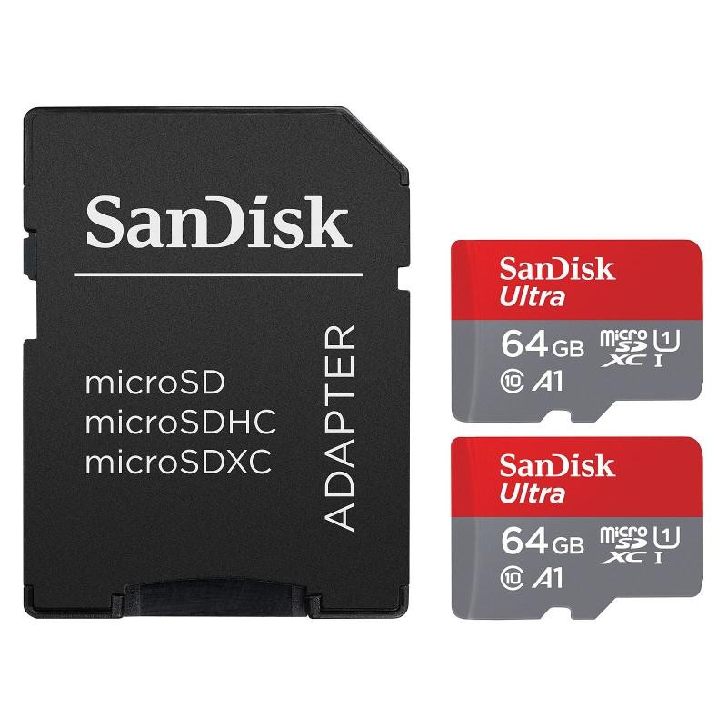 sandisk ultra micro 64gb kaina nuo 8.46 € (15 pard.)