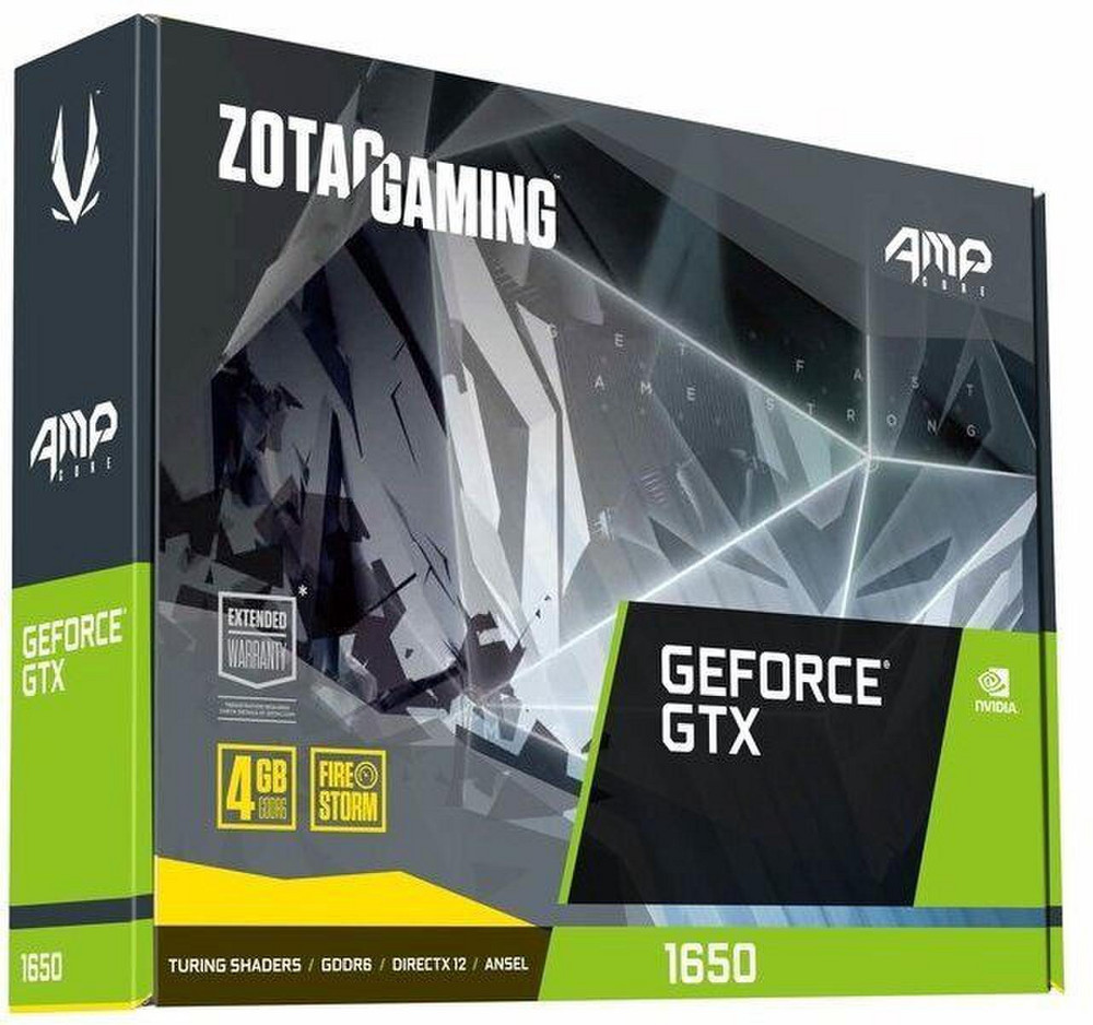 ZOTAC GeForce GTX 1650 AMP Core 4GB GDDR6 128bit | Kainos.lt