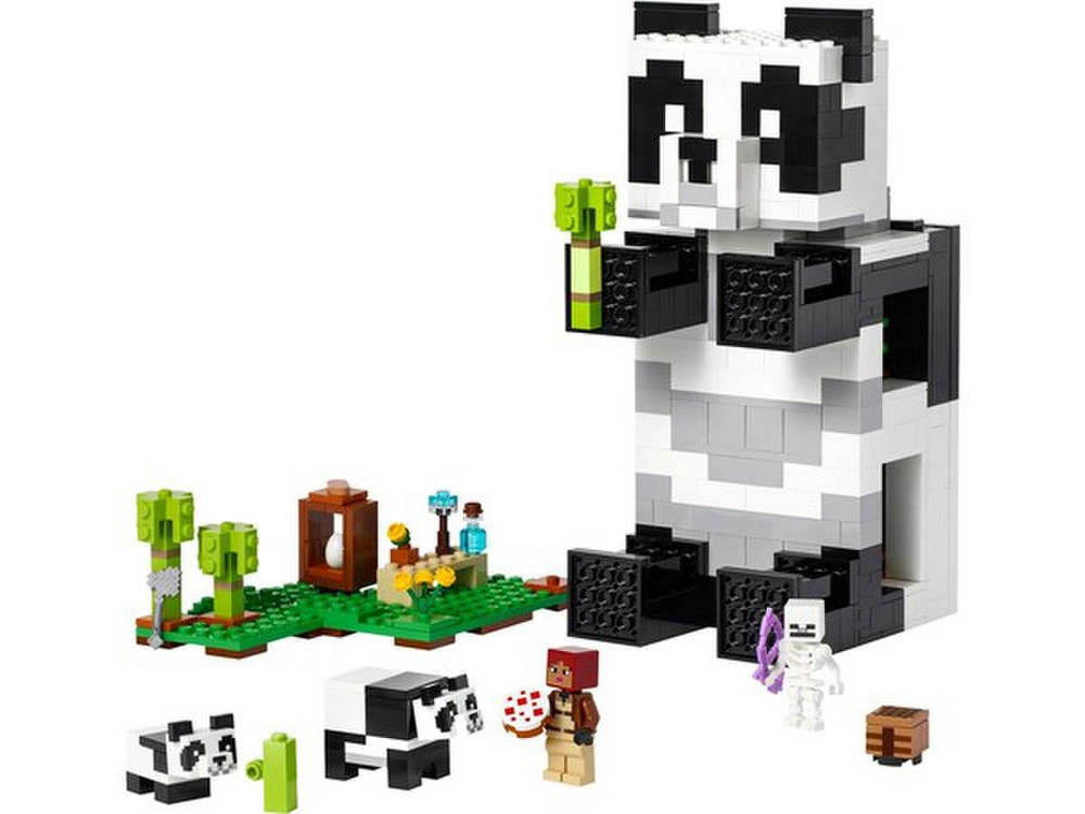 LEGO Minecraft The Panda House, celtniecības rotaļlieta 21245 | Kainos.lt