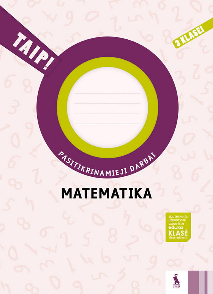 matematika 3 klasei serija taip kaina nuo 4.94 € (7 pard.)
