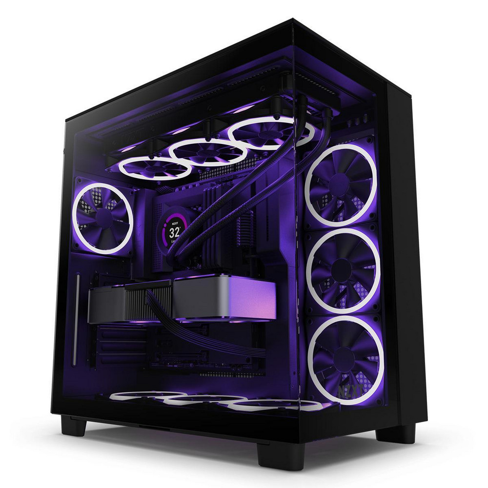 NZXT H9 Flow juoda | Kainos.lt