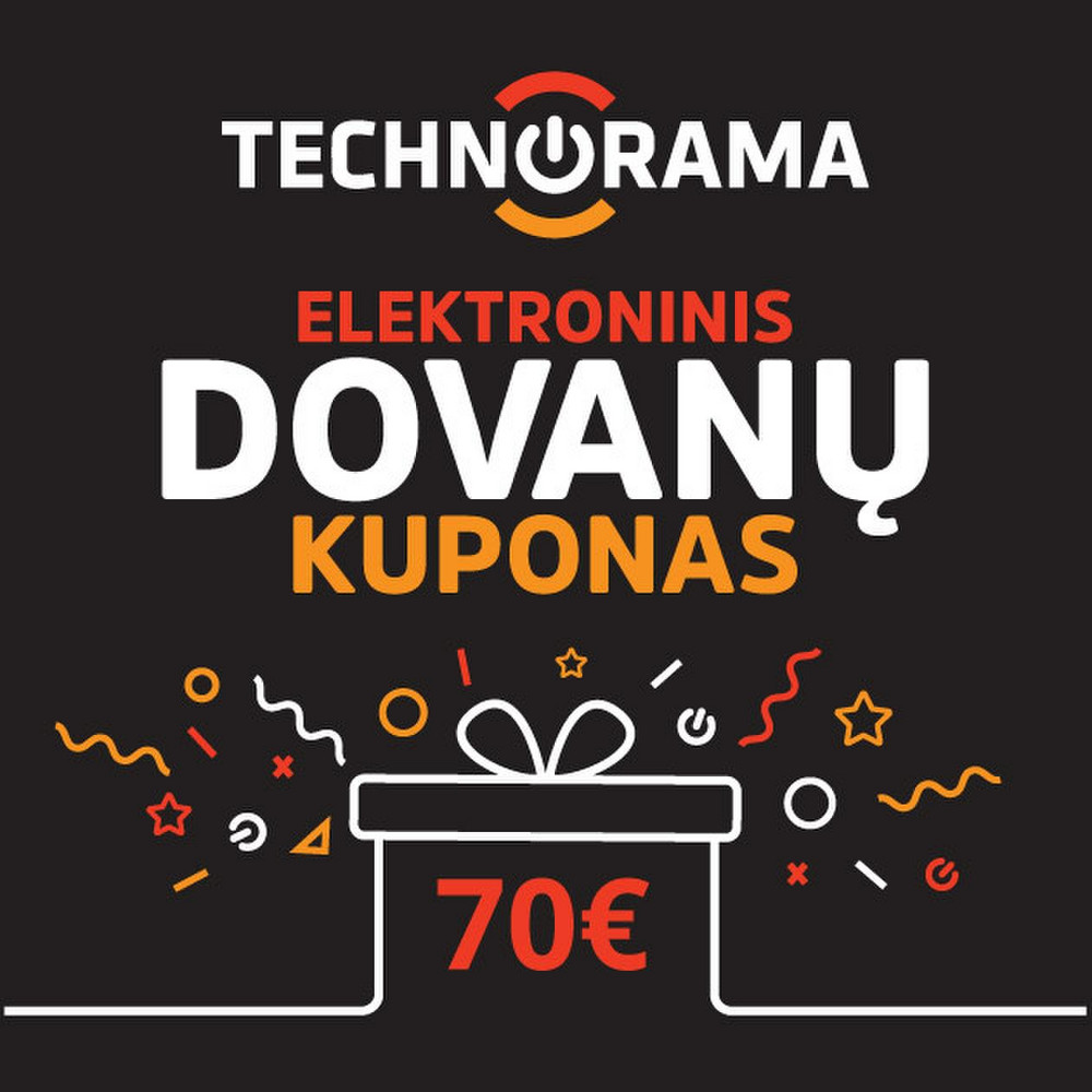 Elektroninis dovanų kuponas 70 Eur | Kainos.lt