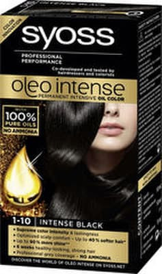 [Nuo 4.99 €] Syoss Oleo Intense Permanent Oil Color 1 10 Intense Black ...