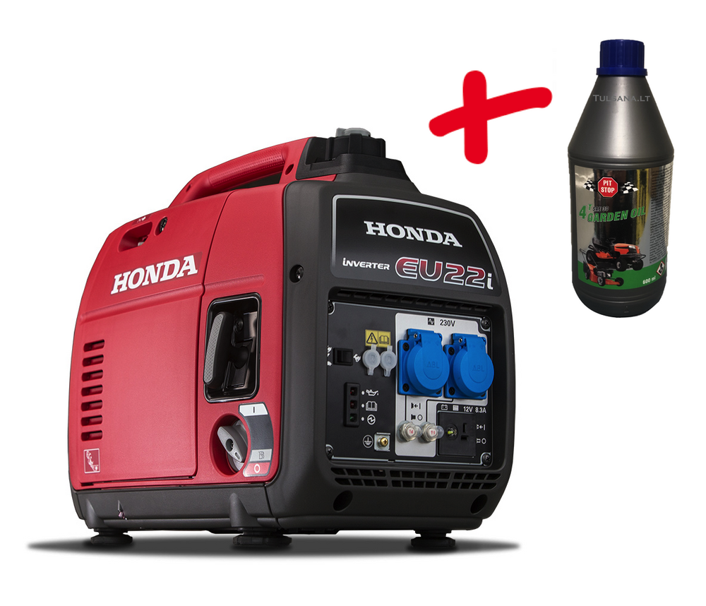 HONDA EU22i + Alyva. Generatorius Inverterinis 2200W | Kainos.lt