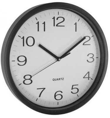 [Nuo 14.71 €] Asi Collection Wall Clock 31cm Black | Kainos.lt