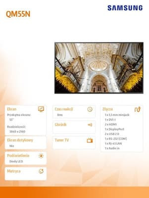 Samsung QM55N | Kainos.lt