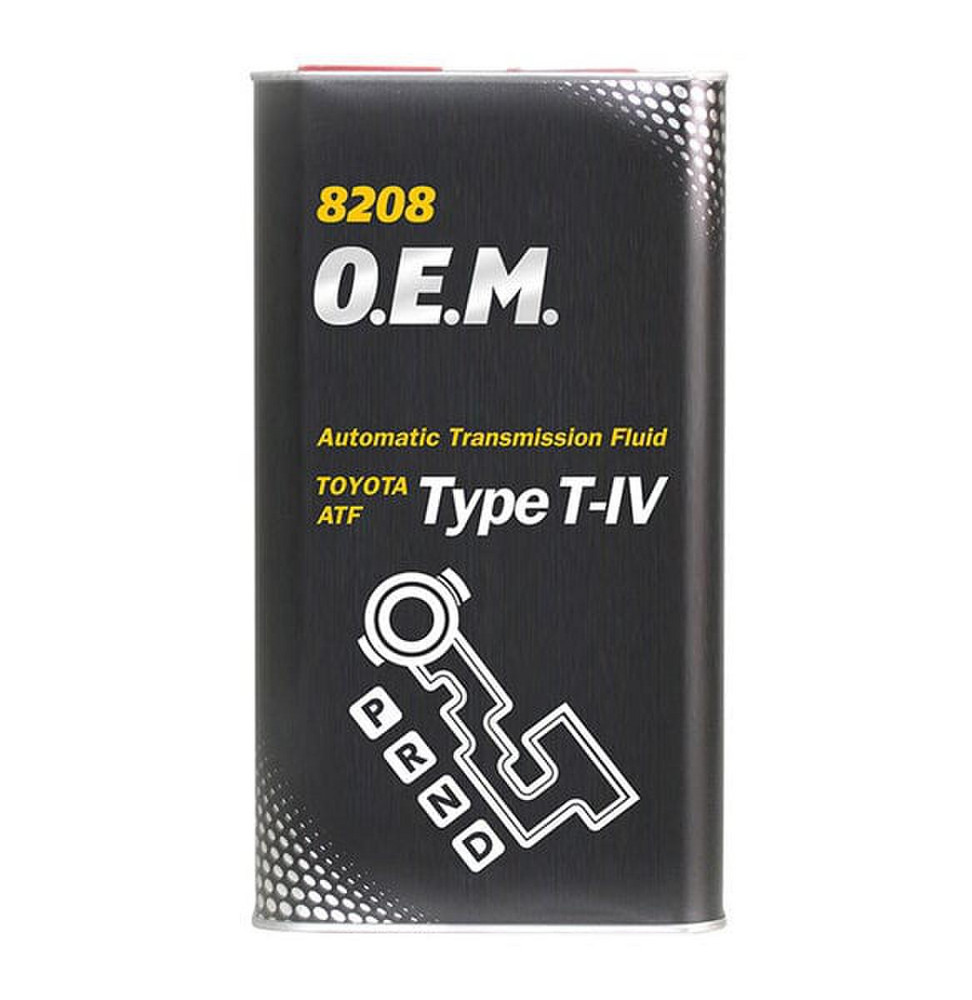Transmisijos alyva Mannol 8208 O.E.M. Toyota ATF T-IV, 1 l | Kainos.lt