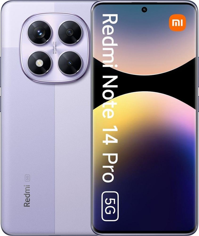 [Nuo 300.9 €] Xiaomi Redmi Note 14 Pro 5G 12/512GB Lavender Purple (Violetinis) | Kainos.lt