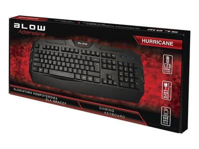 Blow Adrenaline Hurricane Gaming Keyboard Black | Kainos.lt