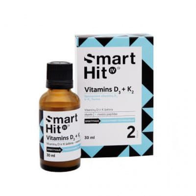 smart hit d3 k2 kaina nuo 13.87 € (1 pard.)