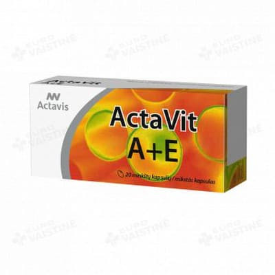 VITAMINAS A E KAPSULES [5 prekės]: kaina nuo 2 € iš 5 pard. 2021 ...